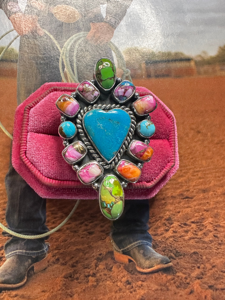 Turquoise Colored Tree Sap Necklace