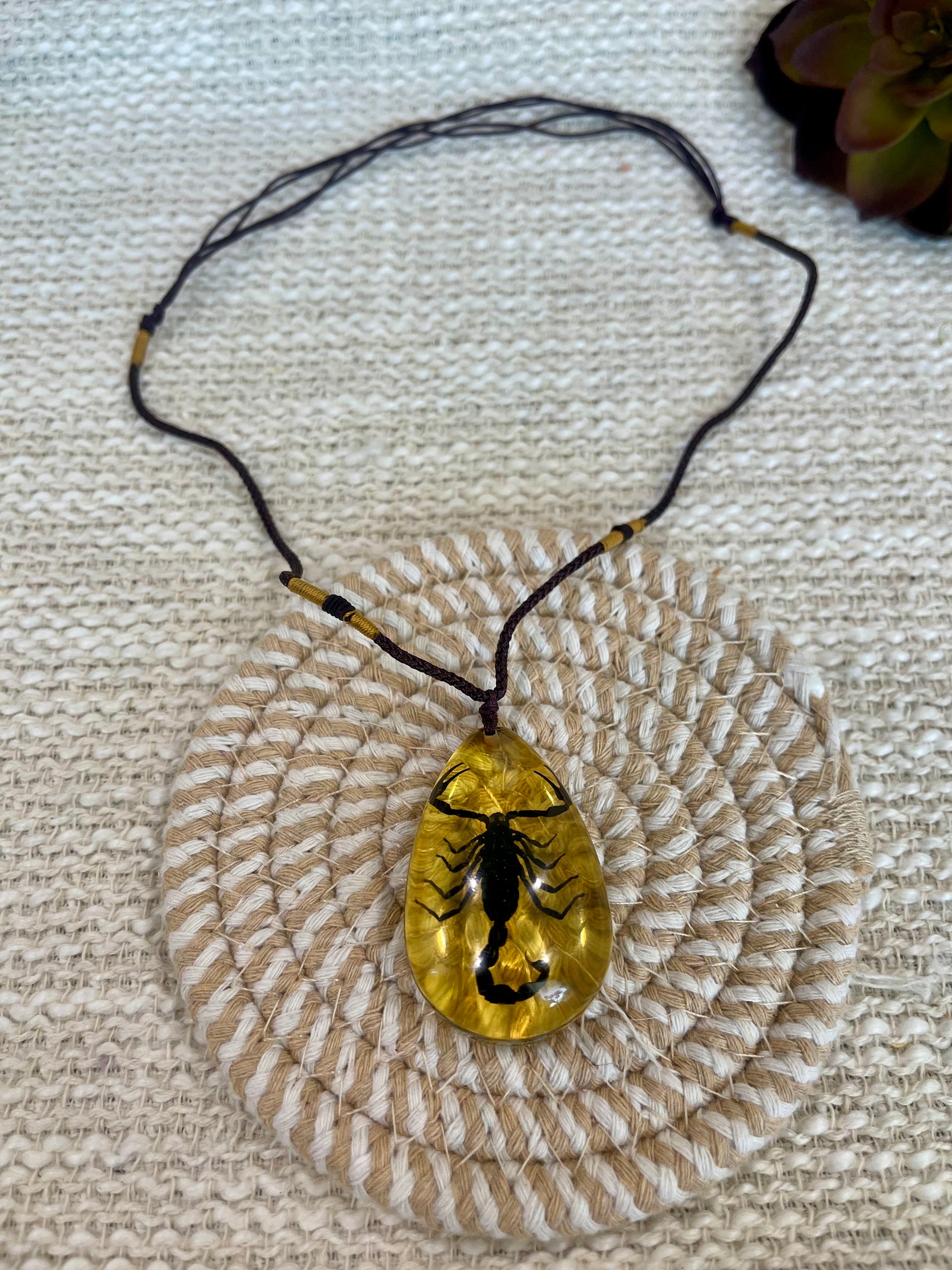 Vintage Handmade Scorpion Necklace